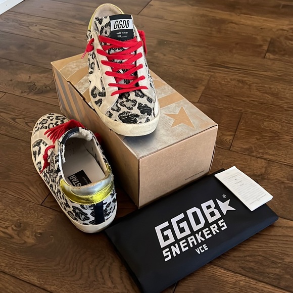 Golden Goose | Shoes | Golden Goose Limited Edition Leopard Print ...